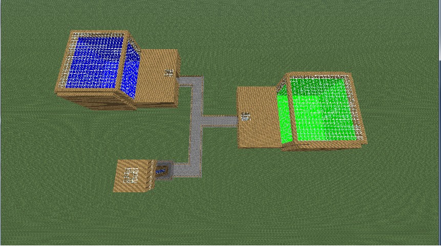 Green + Bluescreen studio`s Minecraft Map