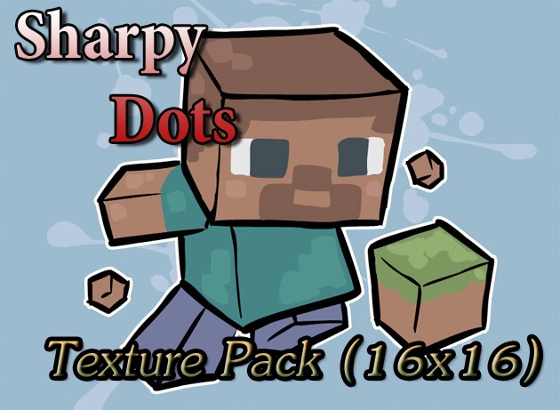 Sharpy Dots Texture Pack 16x16 (0,7 Upgrade) Minecraft Texture Pack
