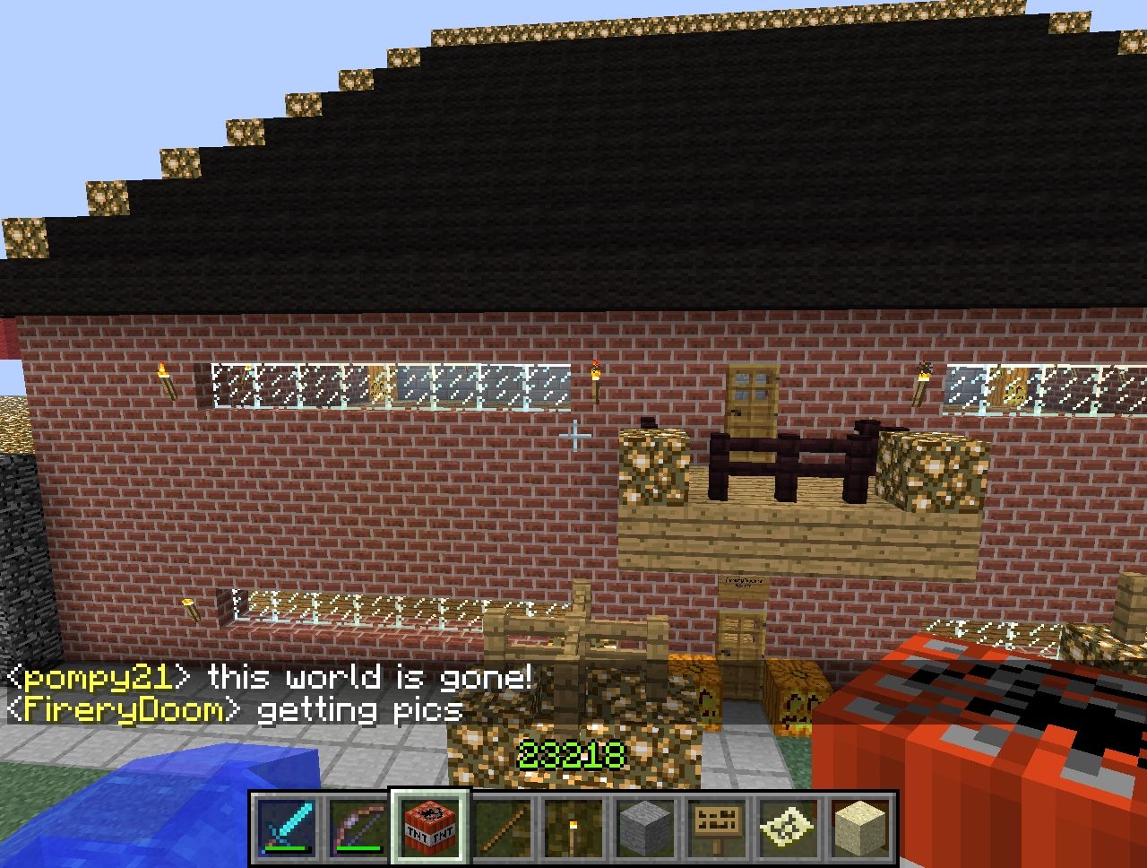 Large Brick House Minecraft Map
