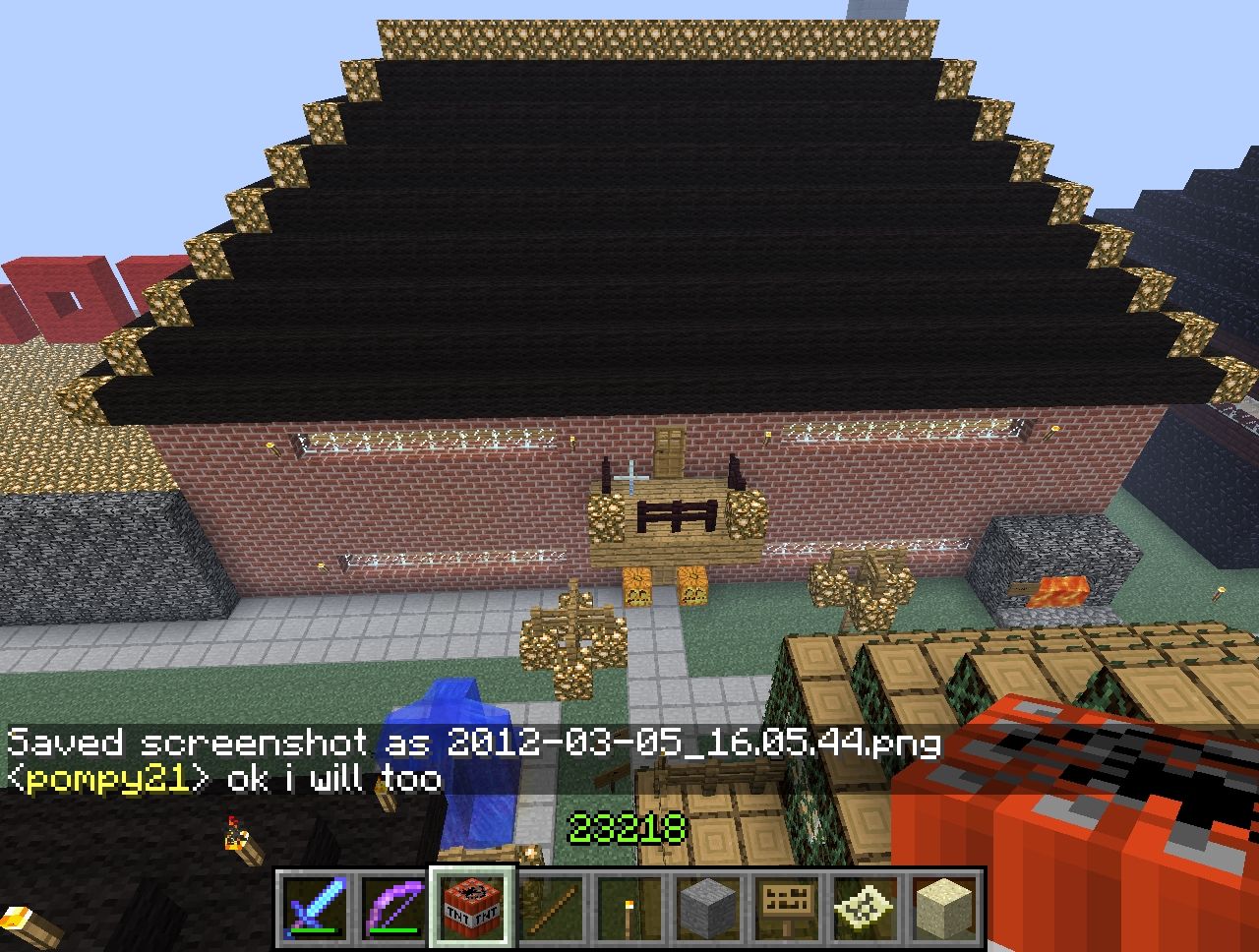 Large Brick House Minecraft Map