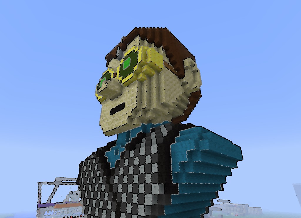 Bust statue template Minecraft Project