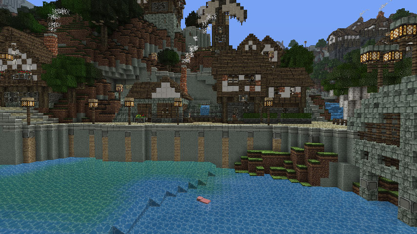 The trading City of Exalbia *Finished* Minecraft Map