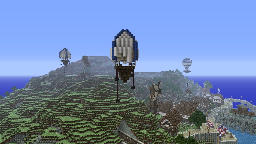 The trading City of Exalbia *Finished* Minecraft Map