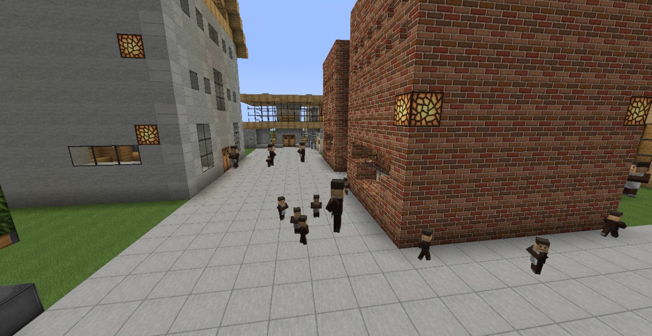 High Life Villagers Town Minecraft Map