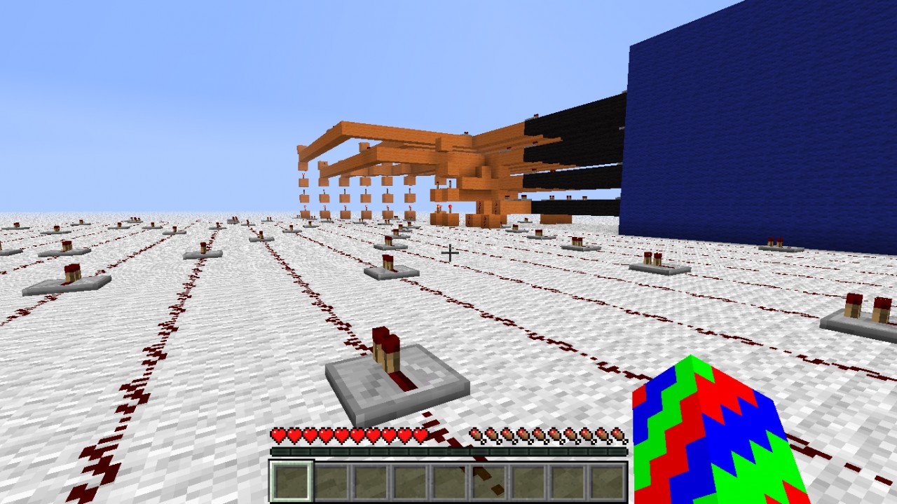 4x4 Piston Programmable Computer Minecraft Map