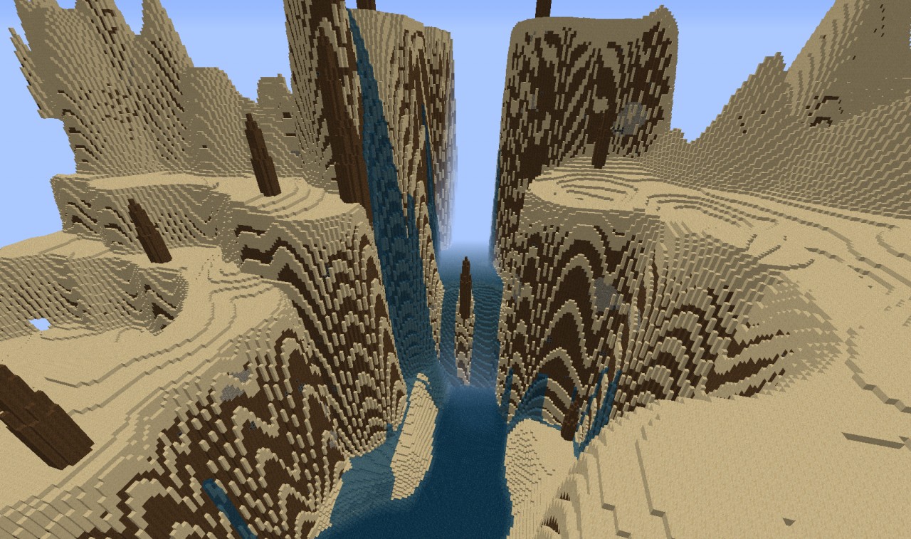 Desert Mountains Minecraft Map