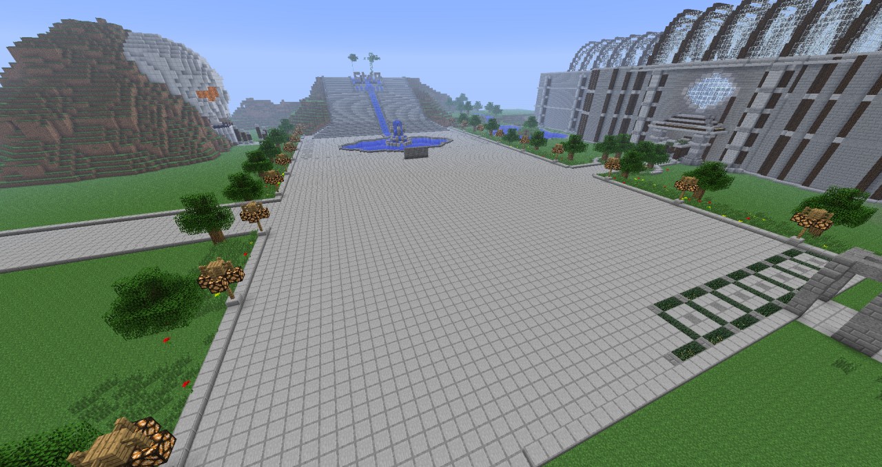 Need help with desgins and to fill this open place! Minecraft Map