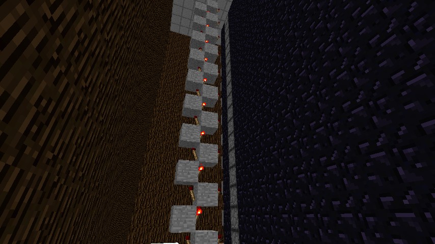 Scrolling Pixel Art - Redstone/pistons Minecraft Map