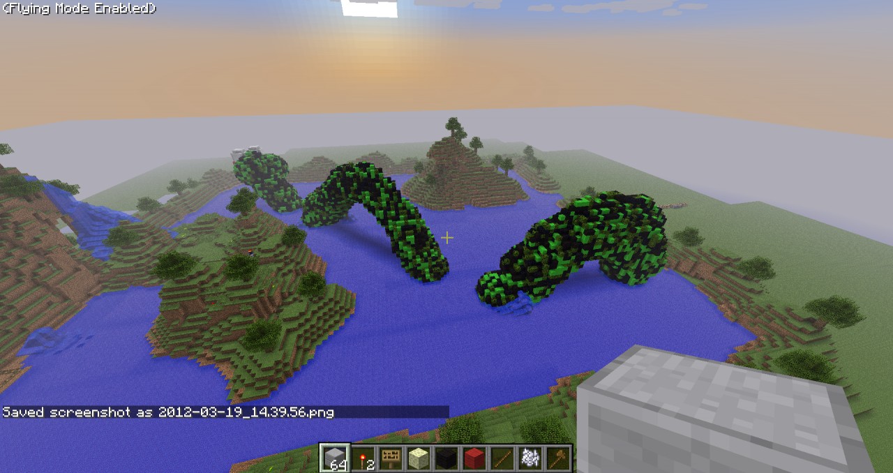 My Huge 3D Snake Minecraft Map