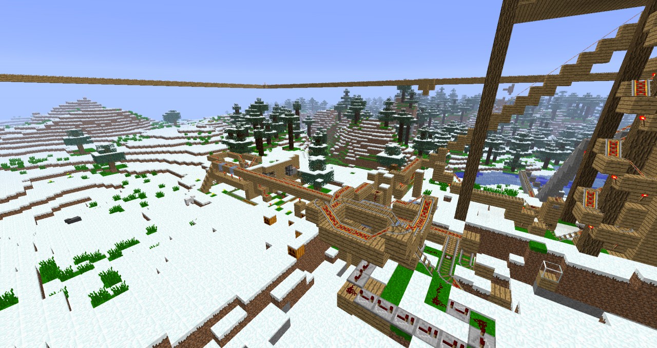My RollerCoaster Minecraft Map