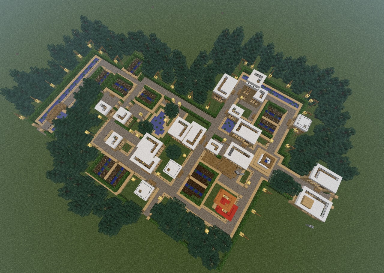 NPC Village Modern Revamp Minecraft Map