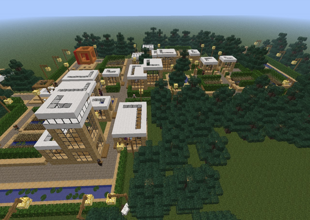 NPC Village Modern Revamp Minecraft Map