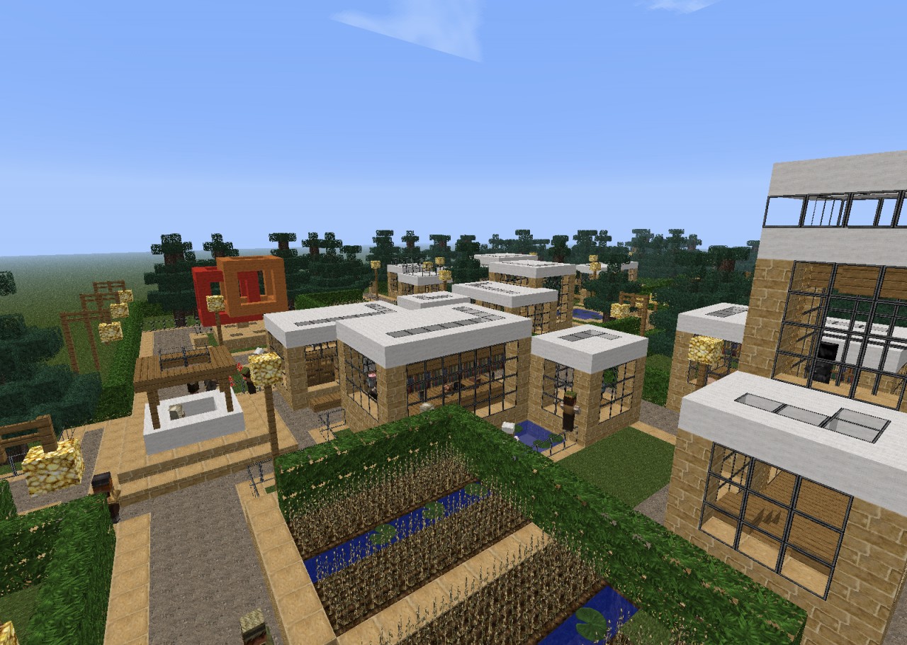 NPC Village Modern Revamp Minecraft Map