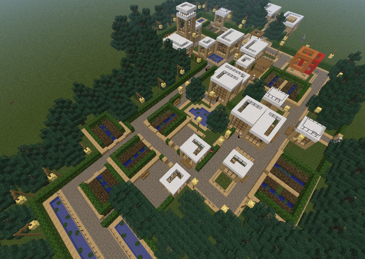 NPC Village Modern Revamp Minecraft Map