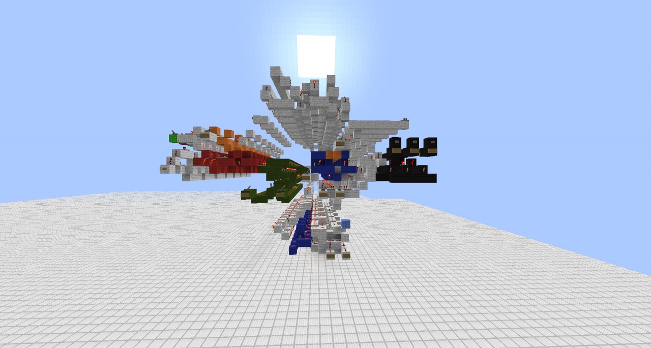 8 Bit ALU ->very compact Minecraft Map