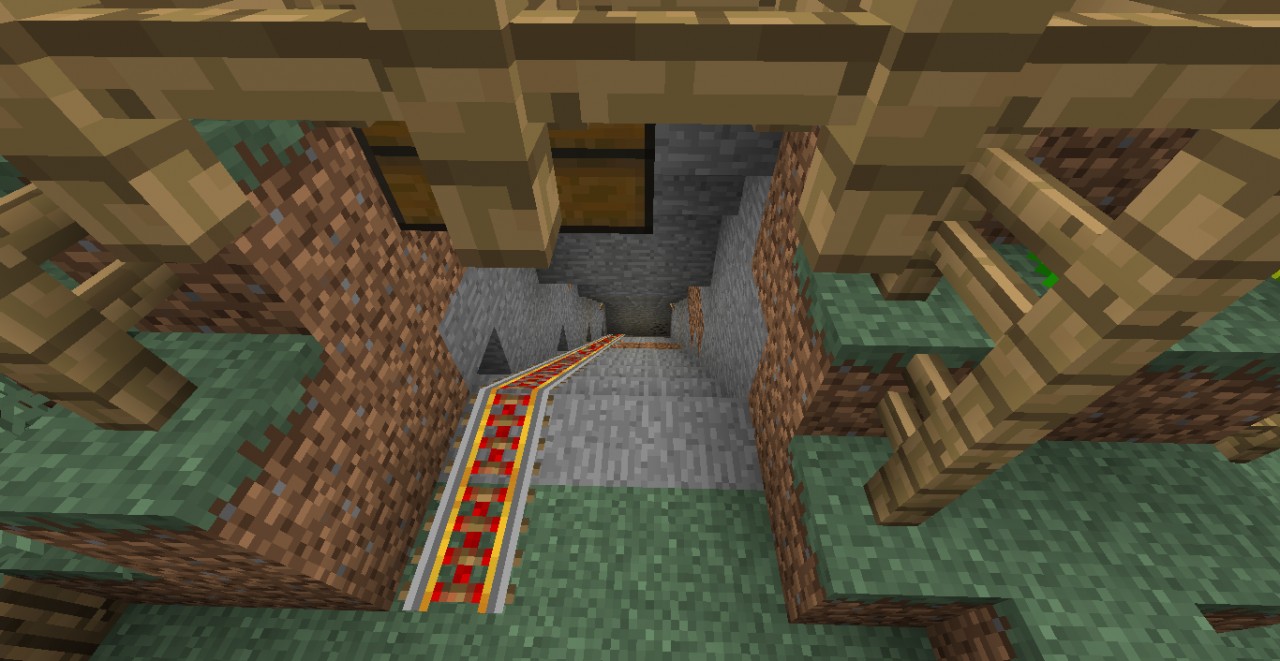 medieval tower with small village Minecraft Map