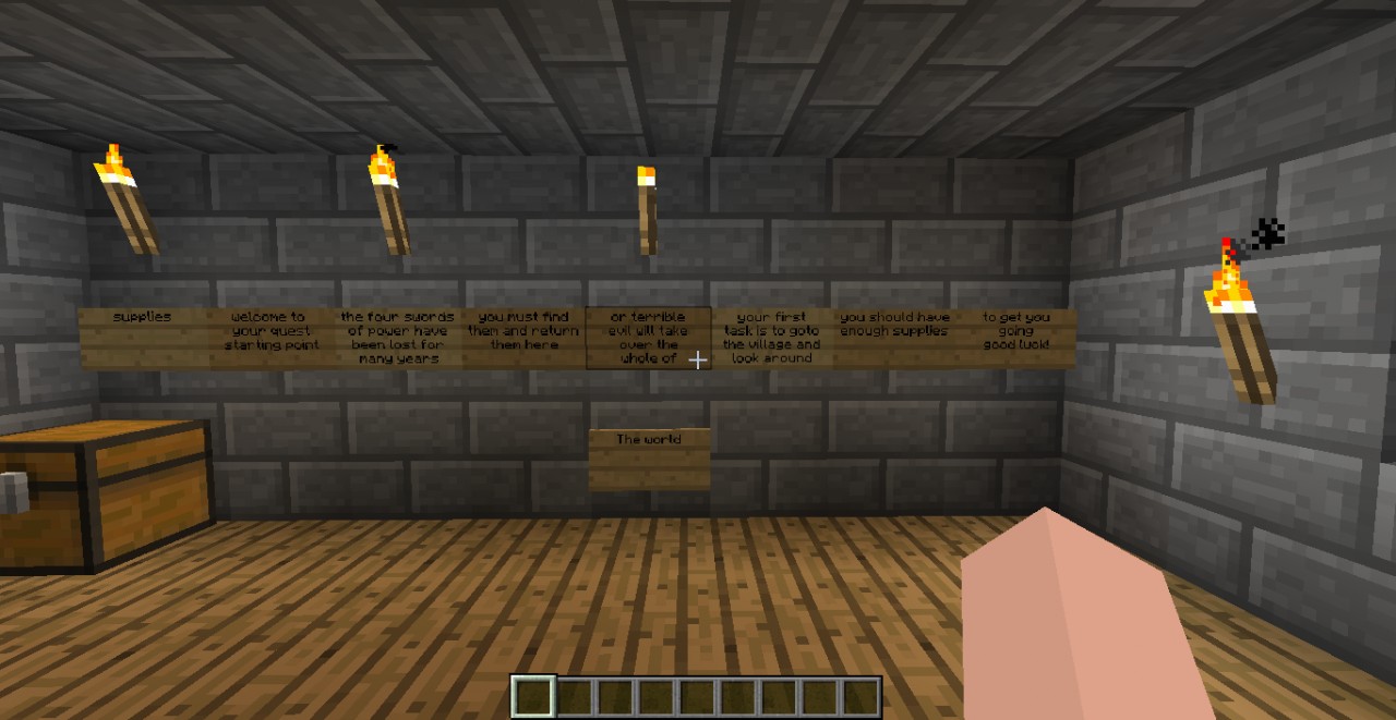 the four sword quest Minecraft Map