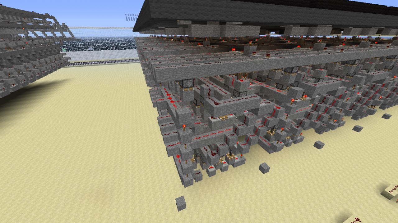 Universal Ellementary Cellular Automata (All 256 Rules) Minecraft Map