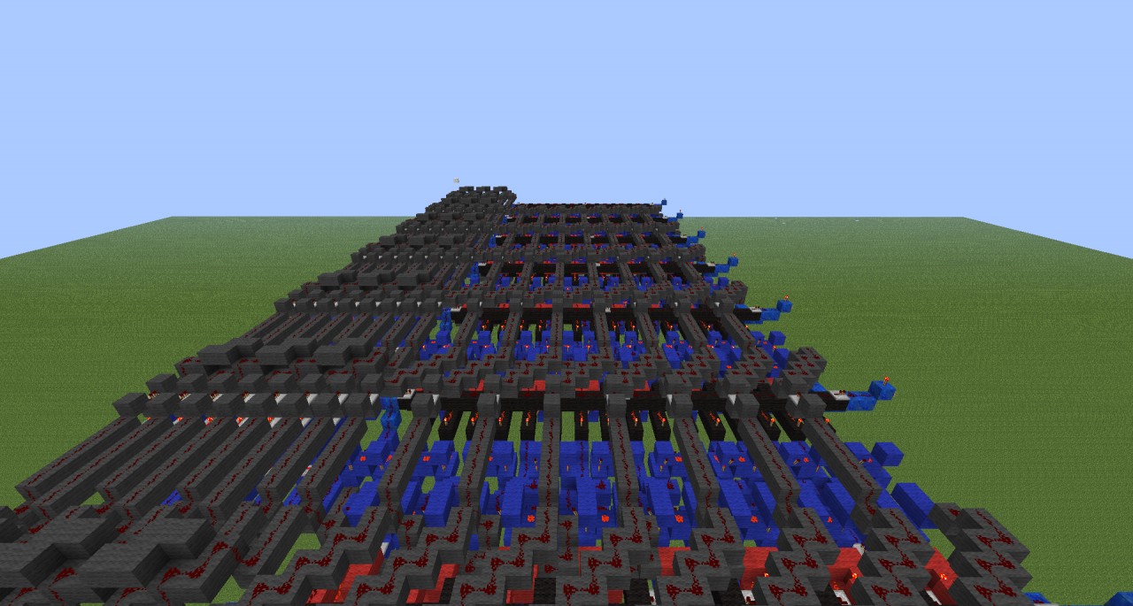 Redstone 8 Bit Divider Minecraft Map
