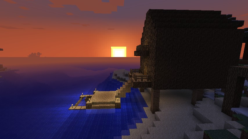 beach house. Minecraft Map