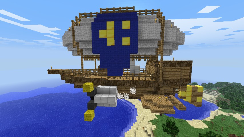 Airship port Minecraft Map