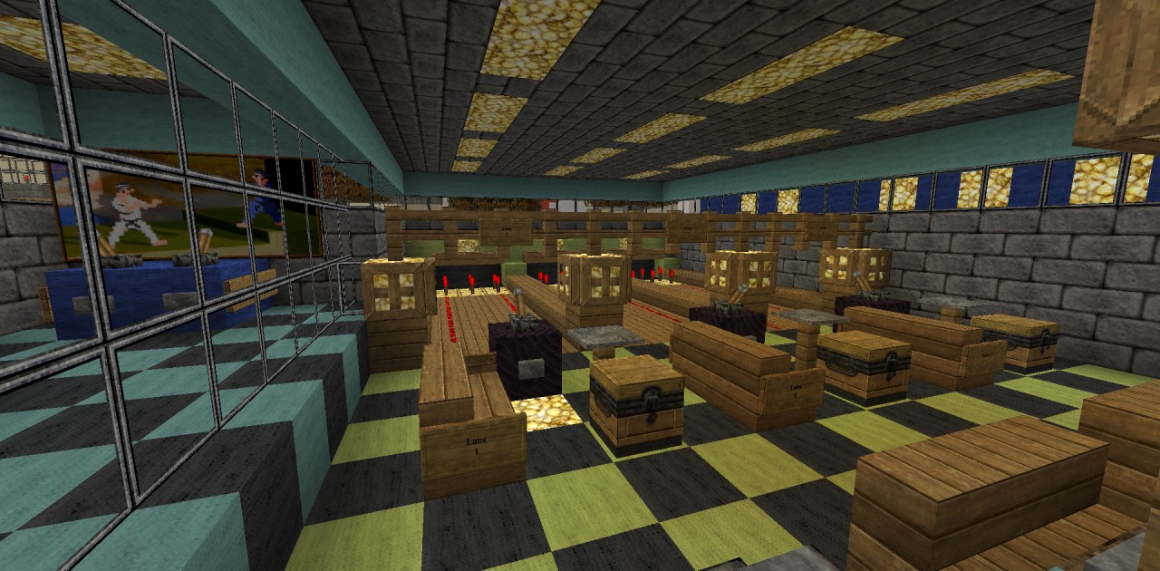 Bowling Alley Minecraft Map