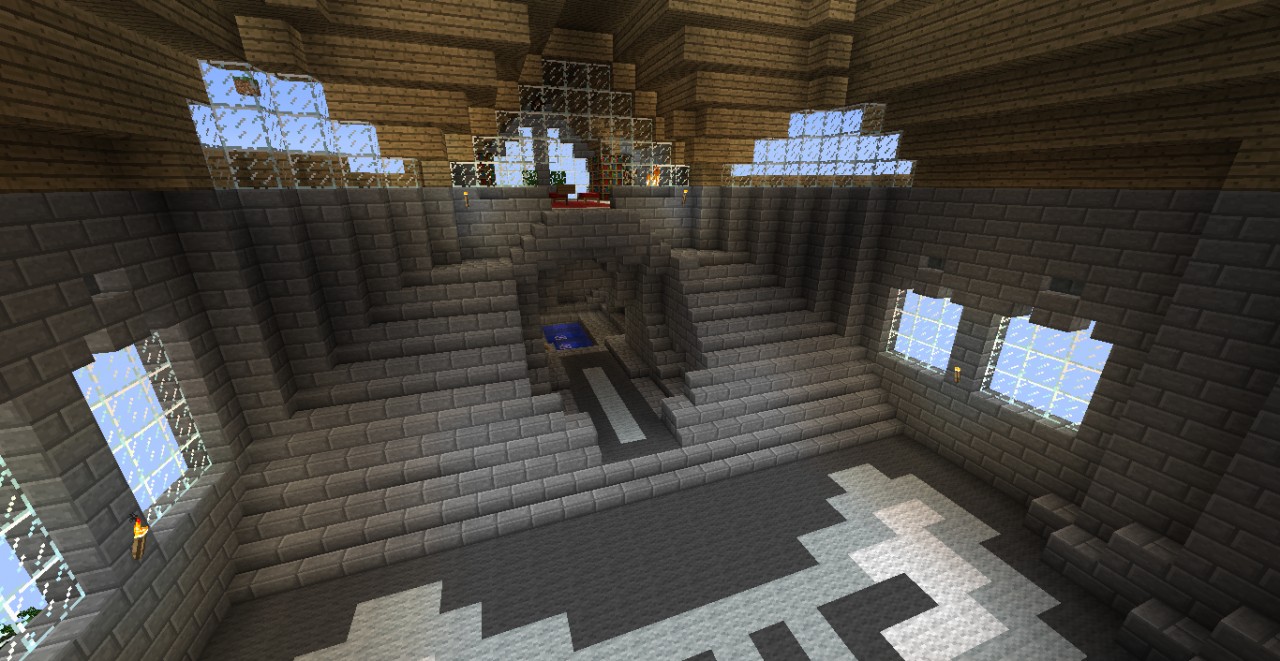 House from the 1.2 Trailer + Code door Minecraft Map