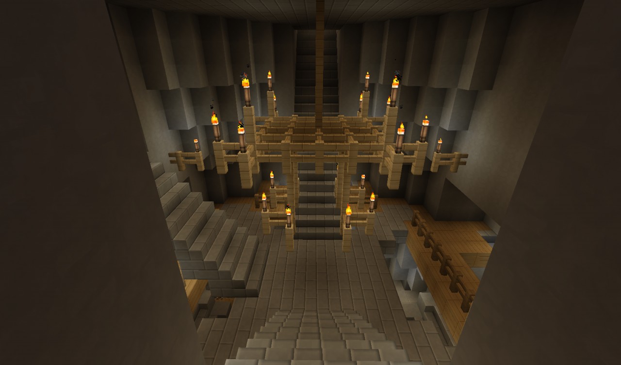 Underground metro station Minecraft Map