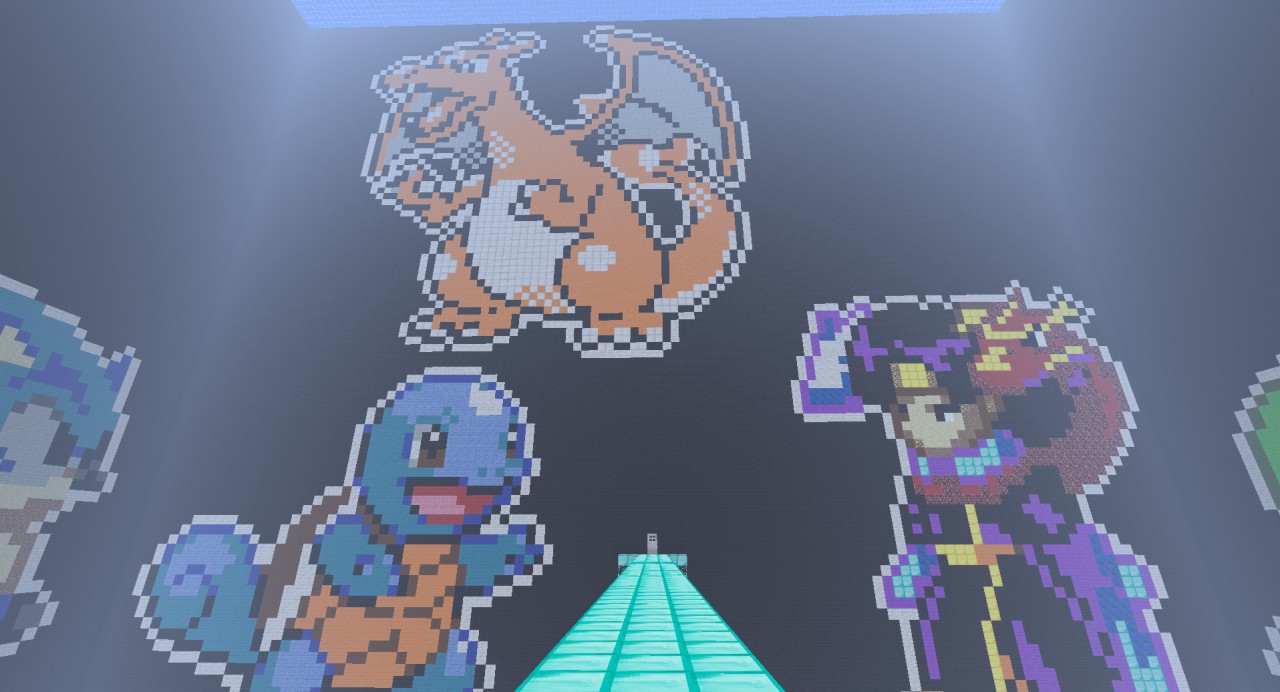 My Awesome Pixel Art Minecraft Map