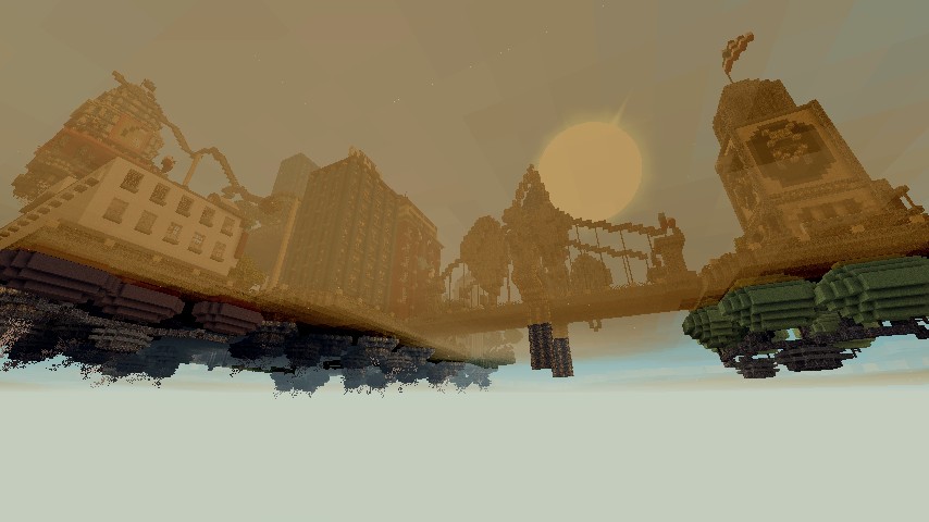 Minecraft Bioshock Infinite Map - Columbia Minecraft Map
