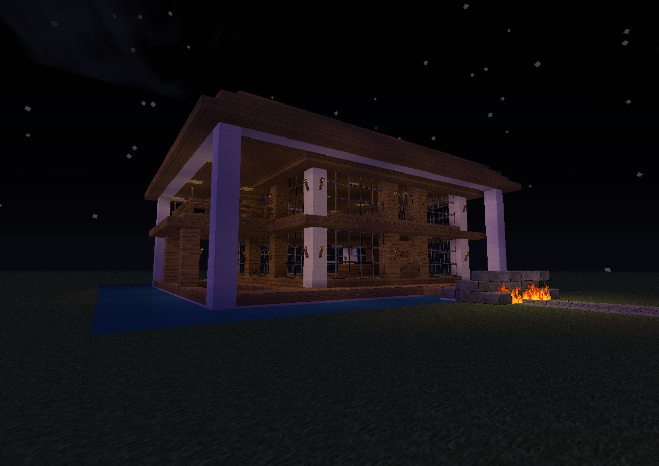 House on the water Minecraft Map