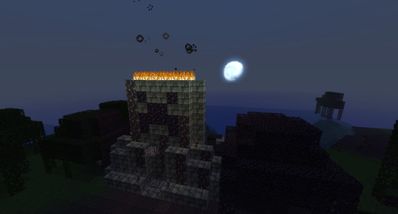 Creeper Temple Minecraft Map