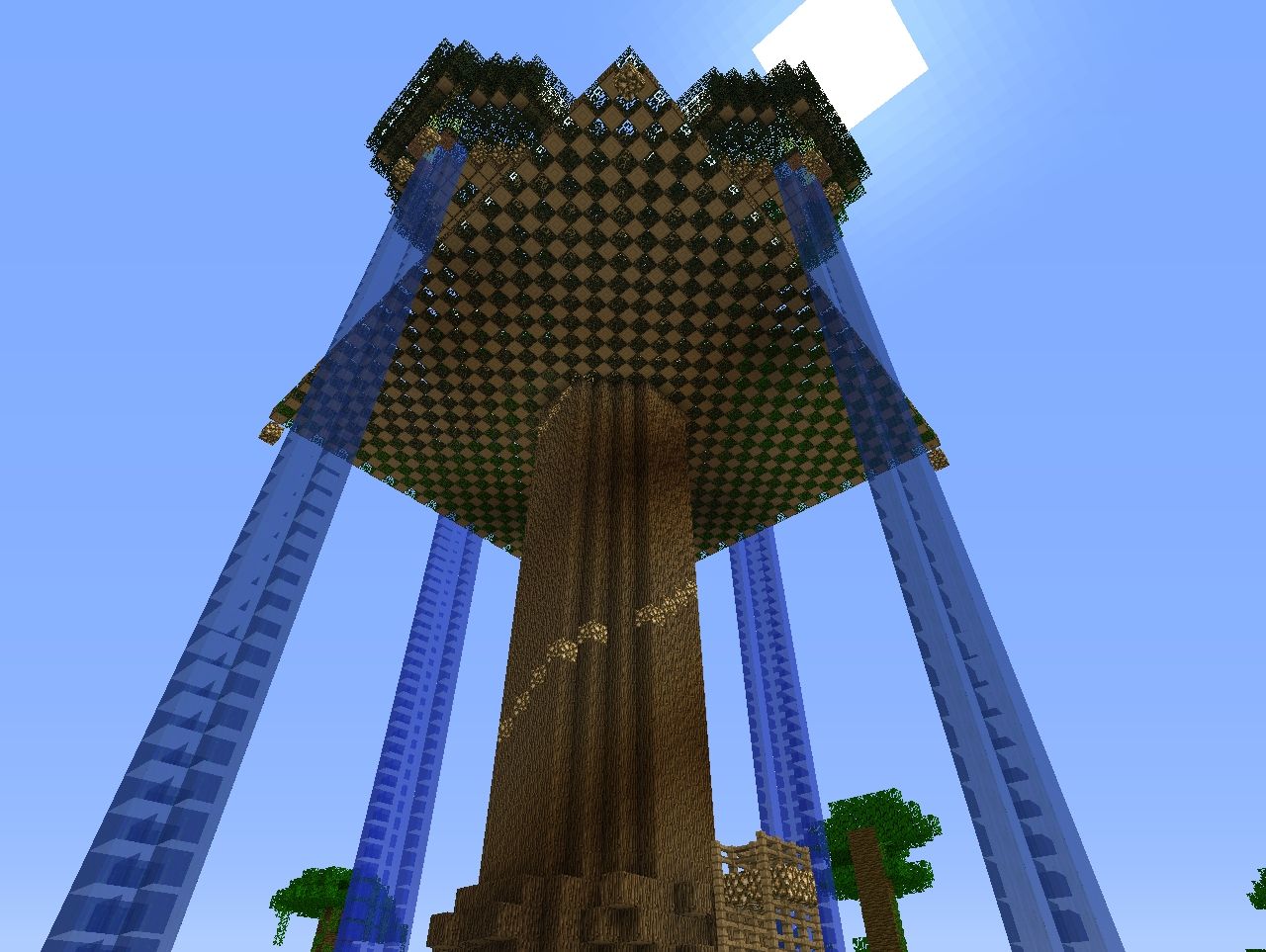 Cross Tree Minecraft Map