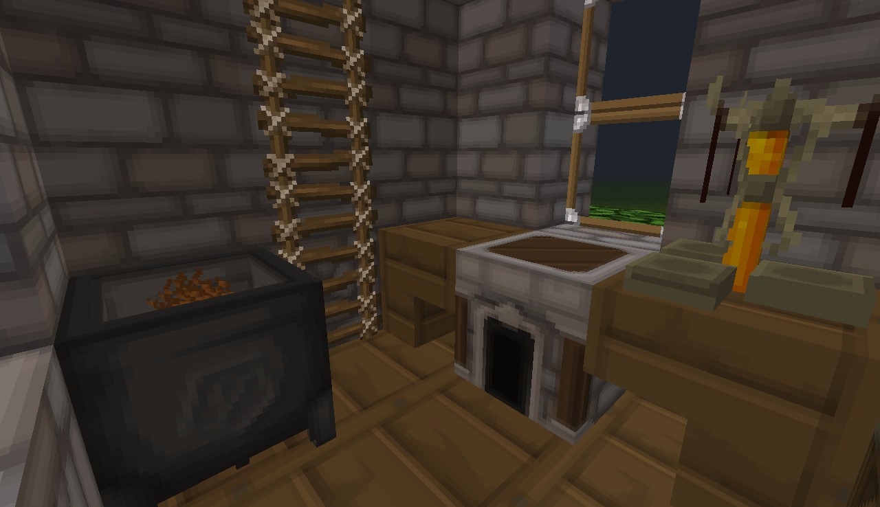 [5x5 Stone Brick Home] Minecraft Map