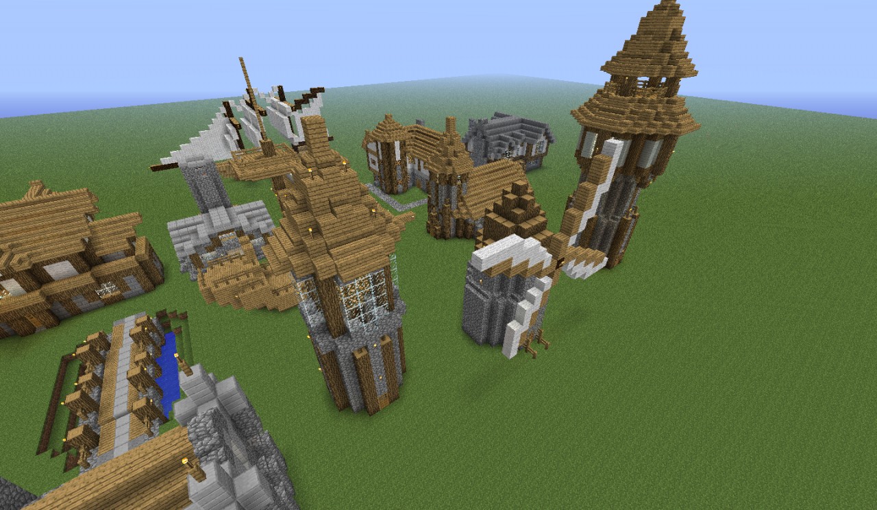 Single player building designs Minecraft Map