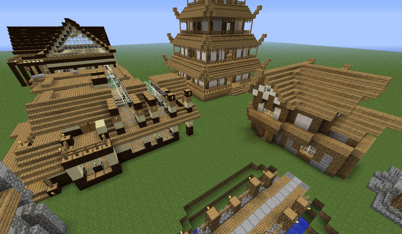 Single player building designs Minecraft Map