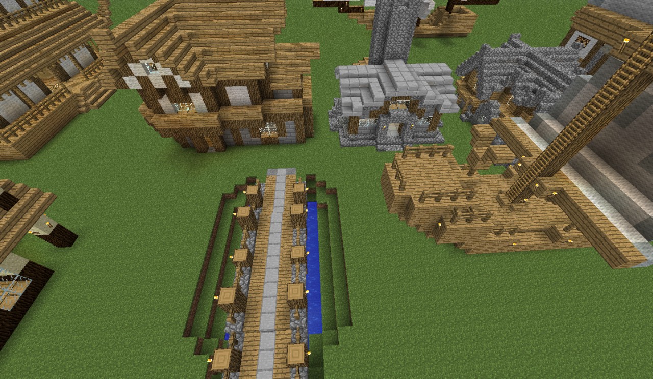 Single player building designs Minecraft Map