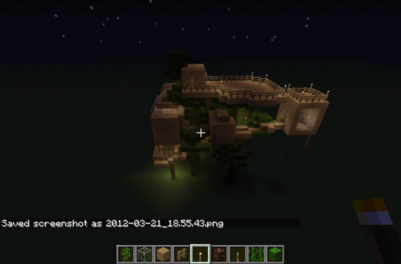 giant treehouse Minecraft Map