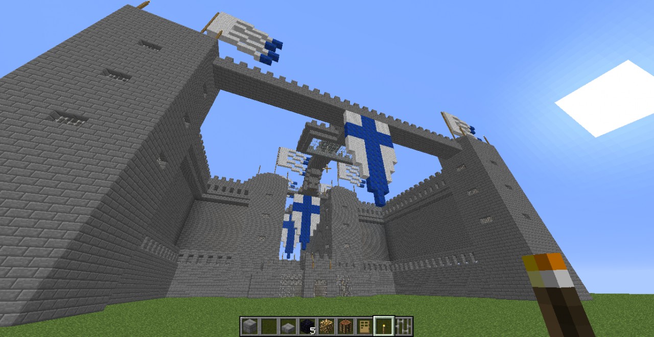 Huge castle Minecraft Map