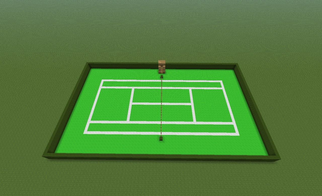 How To Build A Tennis Court In Minecraft at Jo Ellzey blog
