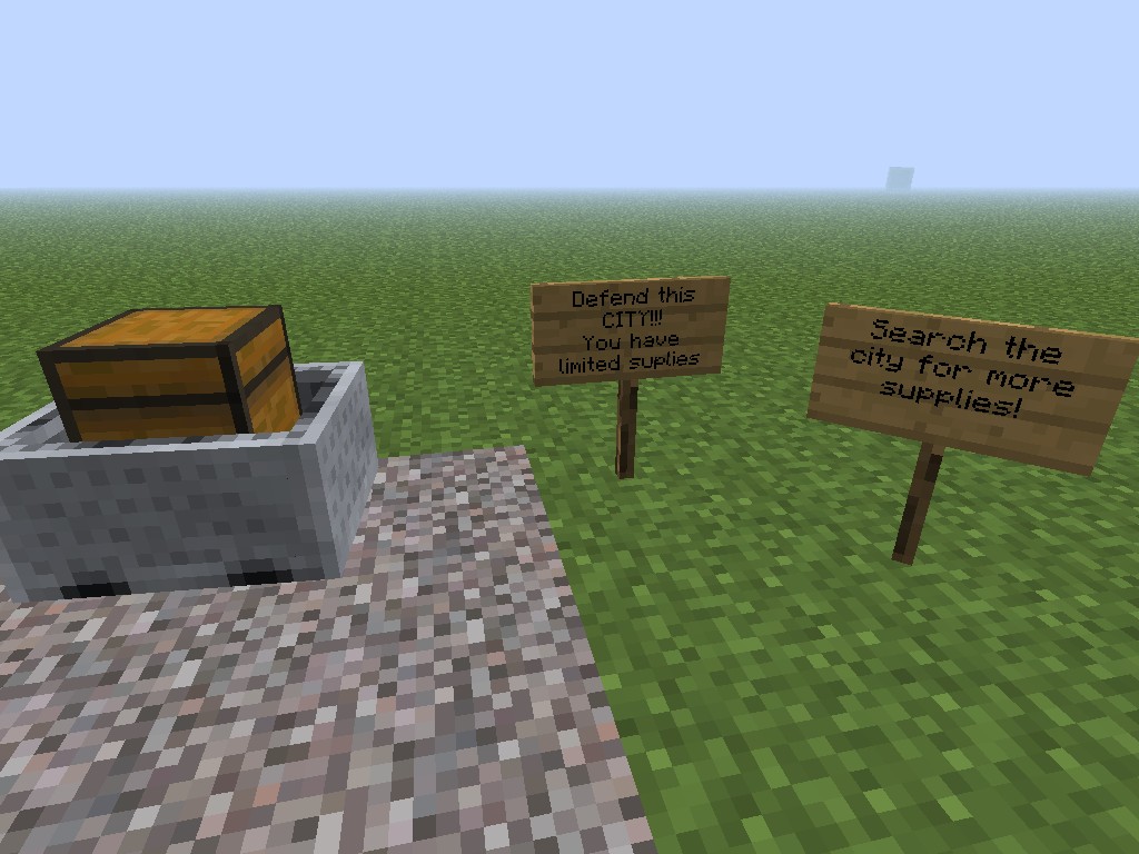 Defend The Village Minecraft Map