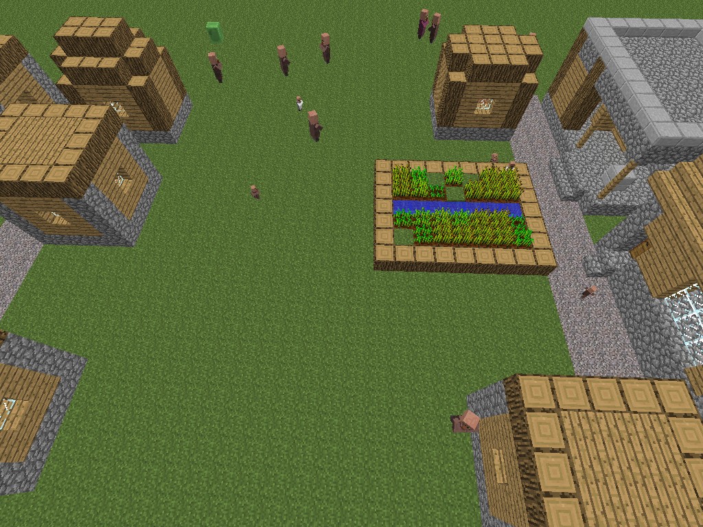 Defend the Village Minecraft Map