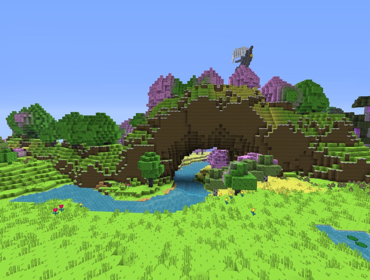 ADVENTURE TIME Finn and Jake's Tree Fort Minecraft Map