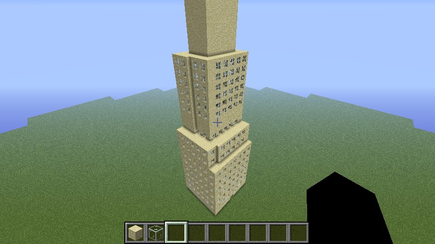 Sandstone Skyscraper with [Redstone Suprise] Minecraft Map