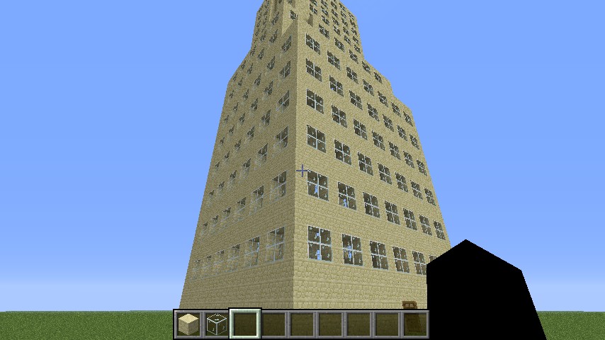 Sandstone Skyscraper with [Redstone Suprise] Minecraft Map