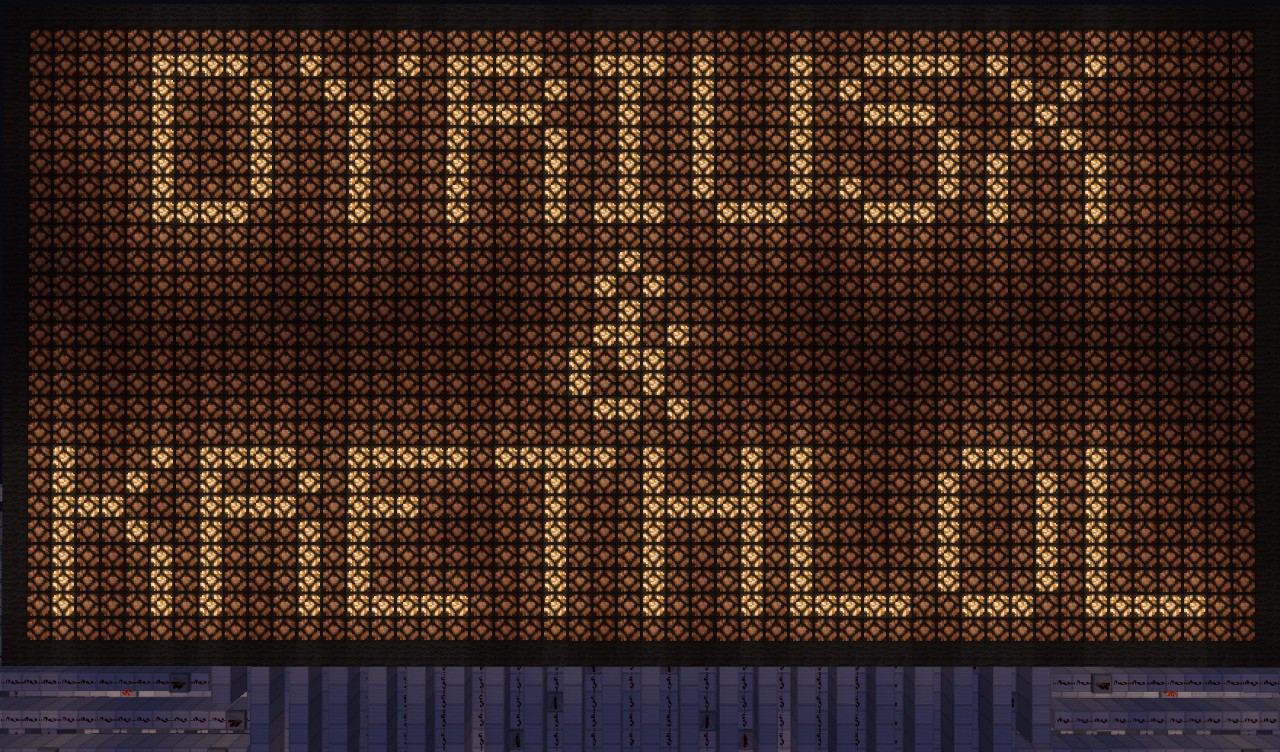 1250 (1x1) PIXEL TELEVISION! Minecraft Map