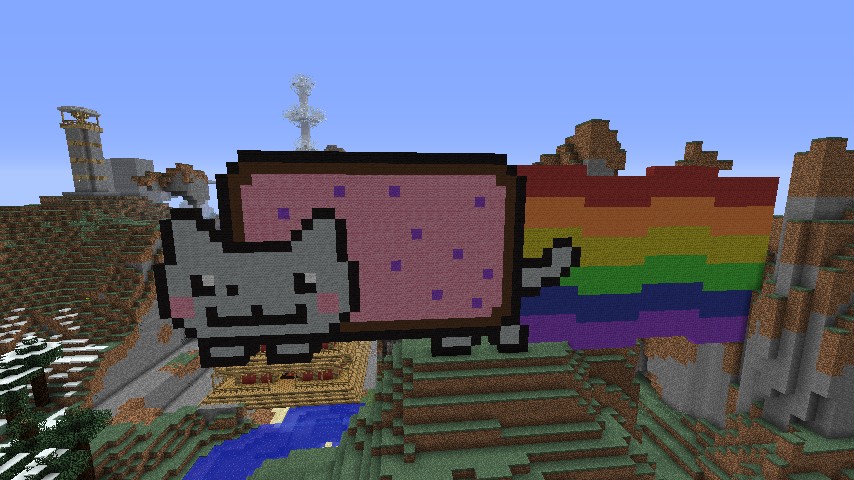 nyan cat Minecraft Map