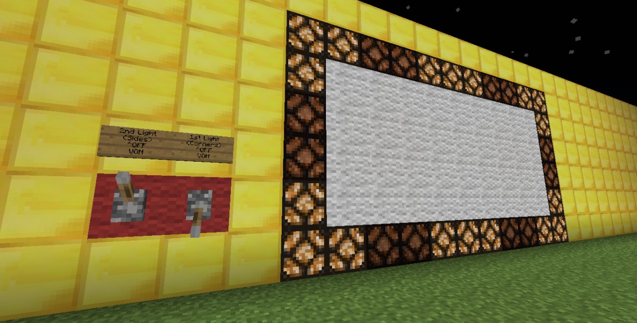 Redstone Lamp Display Minecraft Map
