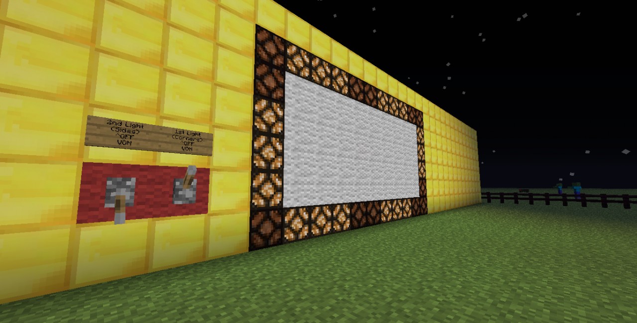 Redstone Lamp Display Minecraft Map