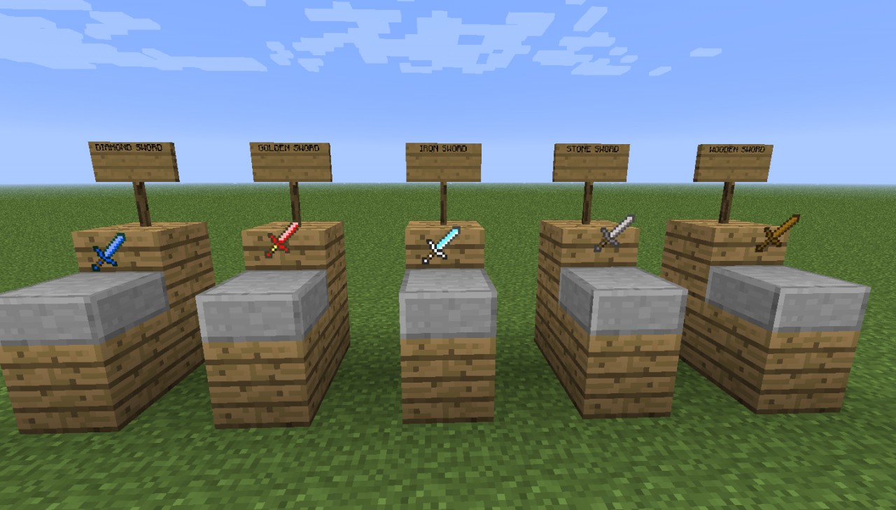 AWESOME SWORD TEXTURE PACK! Minecraft Texture Pack